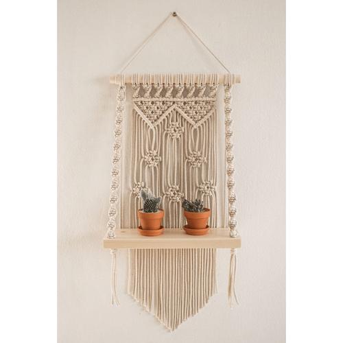 Jual (READY STOK)macrame ambalan bunga - Tali Koor, 10x20 cm - Kab ...