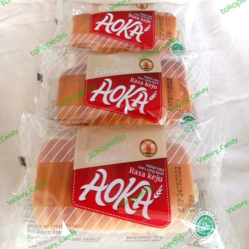 Jual Roti Gulung AOKA Rasa Keju Isi 10 pcs - Kota Malang - Victory ...