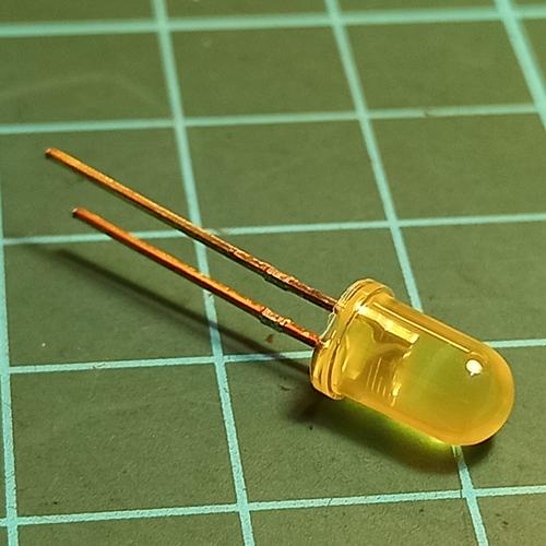 Jual KR04498 Lampu LED Kecil Kuning Indicator Light diameter 5mm - Kota ...
