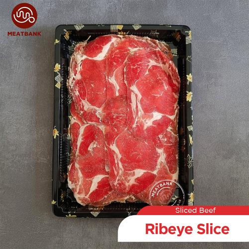 Jual MEATBANK RIBEYE SLICE LEAN BEEF shabu low fat Rib Eye Yakiniku ...