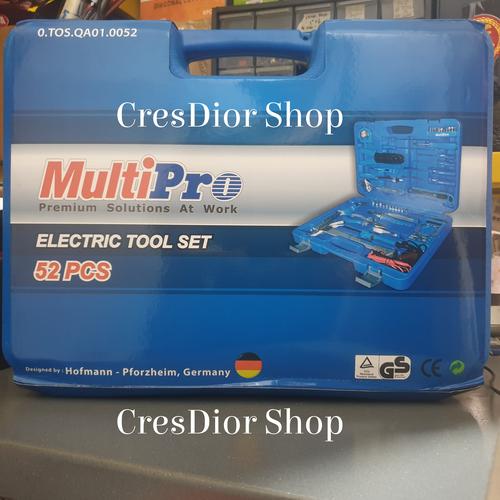 Jual multipro electric tool kit set 52pcs toolkit elektrik - Jakarta ...