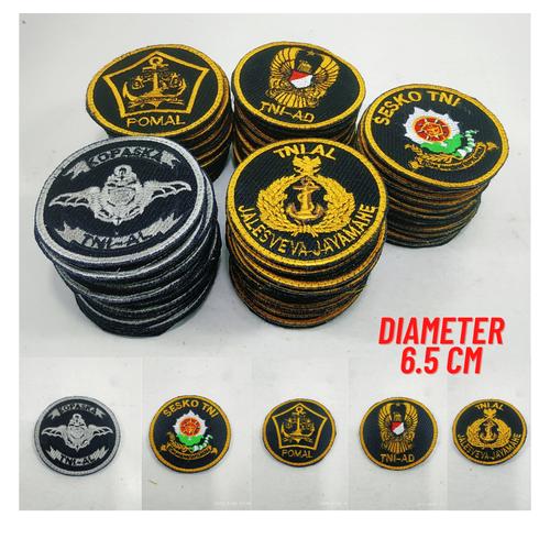 Jual EMBLEM PATCH BORDIR TNI AD/TNI AL/KOPASKA/SESKO TNI/POMAL - TNI-AD ...