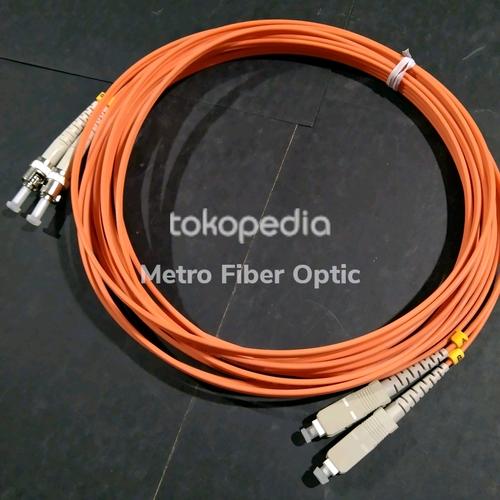Jual Patchcord ST UPC to SC UPC OM2 Multimode 2mm Duplex 1 Metr ...