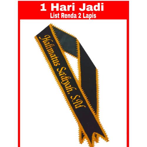 Jual Selempang Slempang Selendang Wisuda Sash Wisuda Renda - Hijau ...