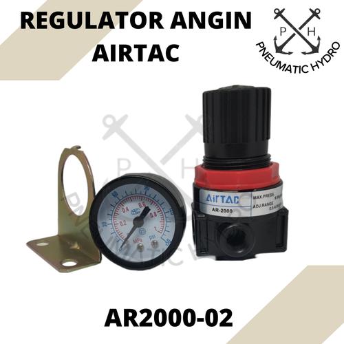 Jual Regulator angin AIRTAC AR2000-02 Black - Jakarta Barat - Pneumatic ...