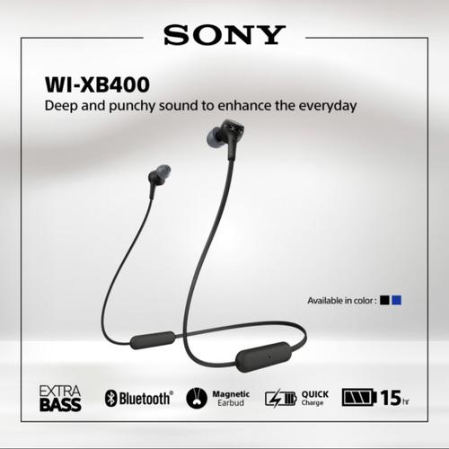 Jual SONY WI-XB400 bluetooth wireless stereo headset ORI WIXB WI XB 400 ...