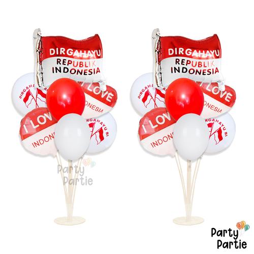 Jual [Paket Event] Standing 7 in 1 Dirgahayu RI Balloon Decoration ...