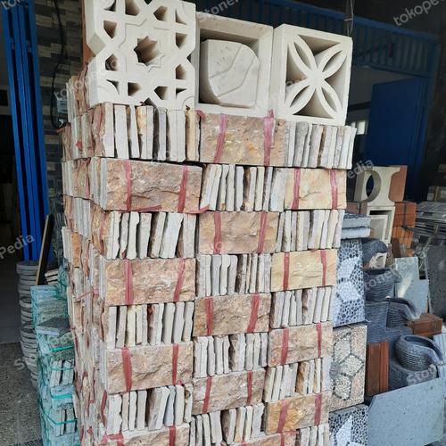 Jual batu alam marmo merah rata alam10x20 - Kota Tangerang Selatan ...
