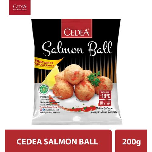 Jual Cedea Bakso Ikan Salmon / Fish Ball Steamboat Frozen / 200gr ...