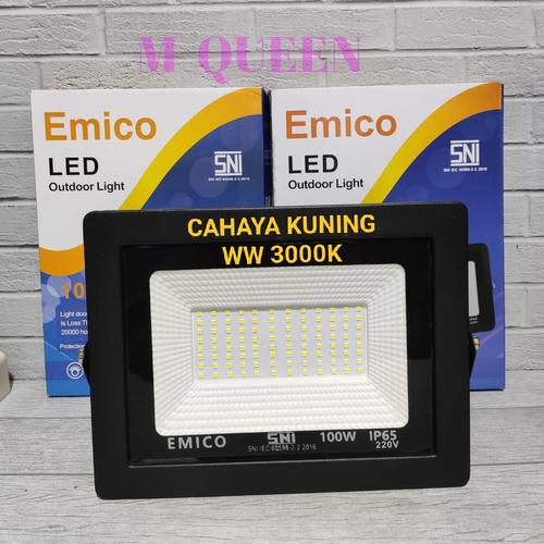 Jual EMICO LAMPU SOROT LED 100W LED FLOOD LIGHT 100W LED TEMBAK OUTDOOR ...