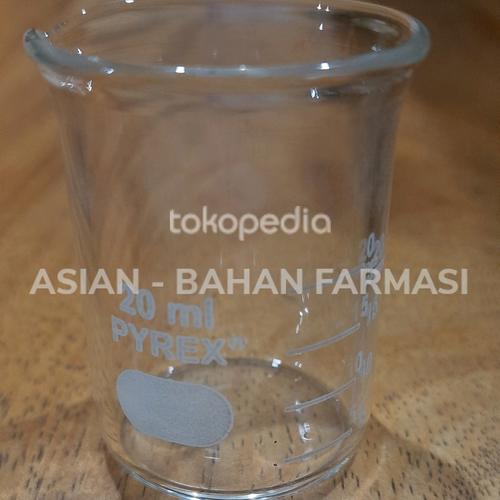 Jual Beaker Glass Pyrex 20 ml - Bekerglass - Beker gelas - Beakerglass ...