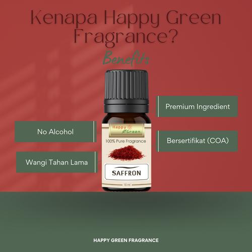 Jual Happy Green Saffron Fragrance Oil - Parfum Saffron Kuma Kuma - 10 ...