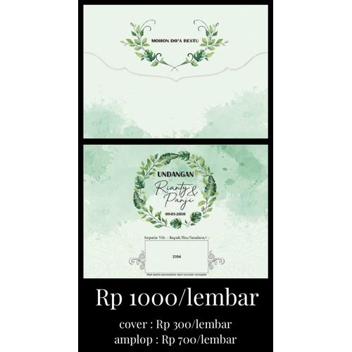 Jual Blangko Undangan Pernikahan ERA BARU / ERBA 2204 Isi mirip SCPL ...