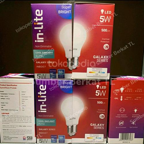 Jual Lampu LED inlite 5w in lite 5 w in-lite 5 Watt INB007 Murah ...