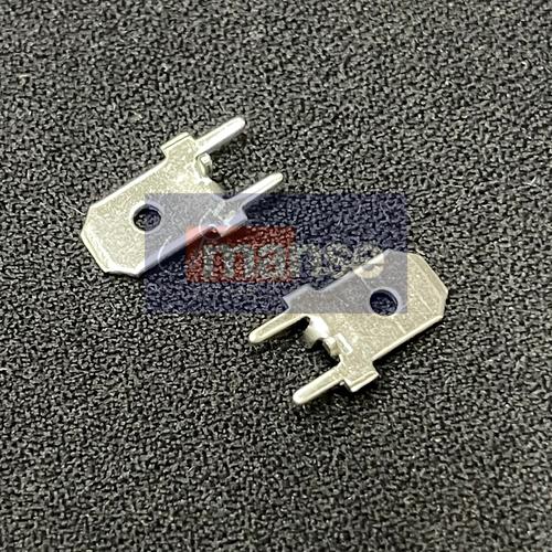 Jual Skun Spade Male PCB 6.3mm / Terminal Skun Cowok PCB 6,3mm (isi ...