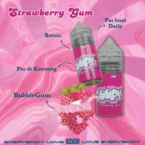 Jual Goopy Strawberry Gum Salt Nic 30ML by SOG Project - Liquid Goopy ...