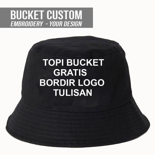 Jual BORDIR CUSTOM topi bucket hat topi bulat - Kab. Bandung ...