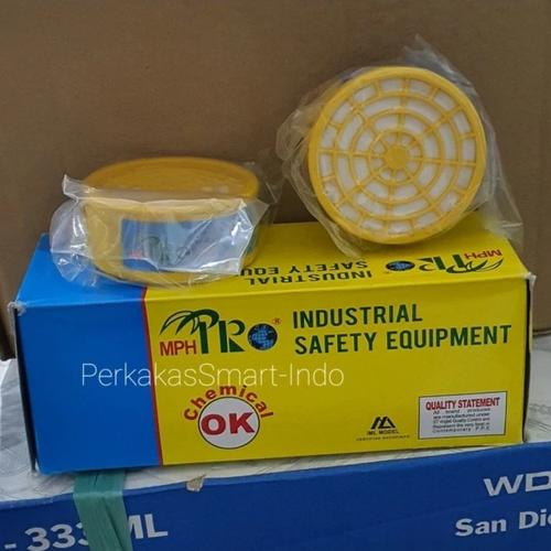 Jual refill obat masker kimia rc202 single dan double/filter cartridge ...