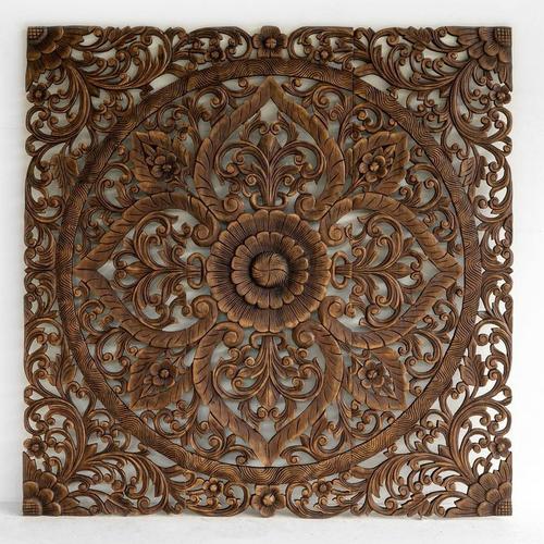 Jual panel hiasan dinding ukiran khas bali kayu jati antik vintage ...