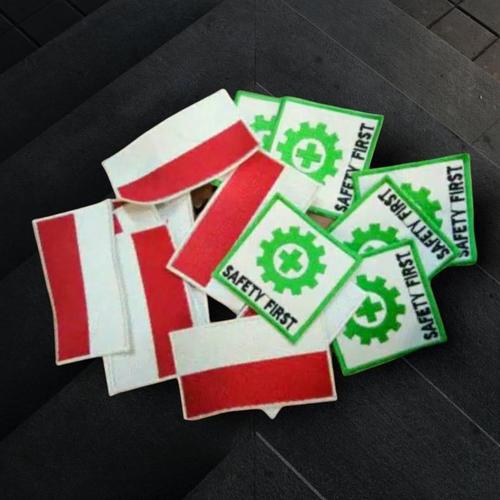Jual Badge Logo Bendera Merah Putih dan K3 Safety First - Kota Surabaya ...