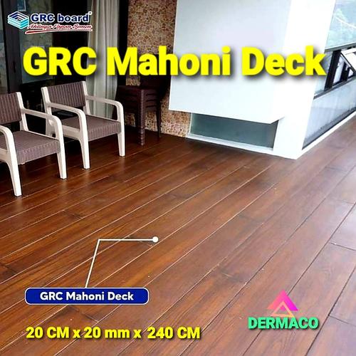 Jual GRC MAHONI DECK 20 mm x 20 CM x 240 CM / DECK GRC / PAPAN GRC ...