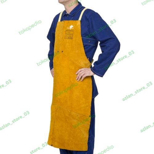 Jual Welding Apron Las Welding Body Protection Welding Sleeve Leather ...