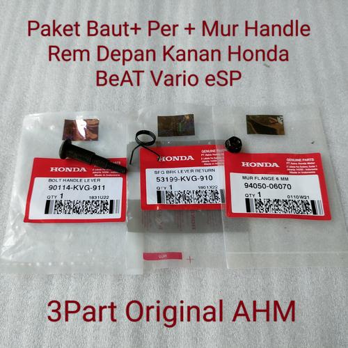 Jual Paket Baut + Per + Mur Handle Rem Depan Kanan Honda BeAT Vario eSP ...