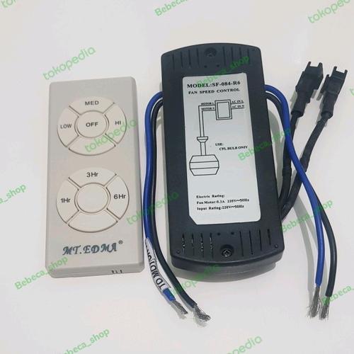 Jual Remote Control 5 + Receiver Kipas Angin MT.Edma Cyclone - remote ...