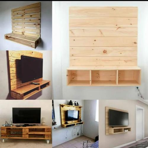 Jual backdrop tv minimalis gantung kayu jati Belanda - Kota Depok - ud ...