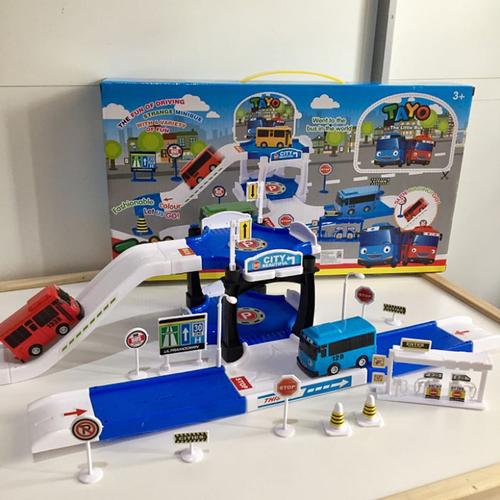 Jual Mainan Parking Lot Tayo the Little Bus Play Set Edukasi Parkir Mobil - Kota Bekasi - A.R.A ...