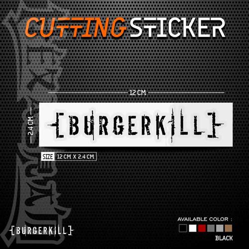 Jual Cutting Sticker Burgerkill Text Logo | Stiker Cutting Burgerkill ...