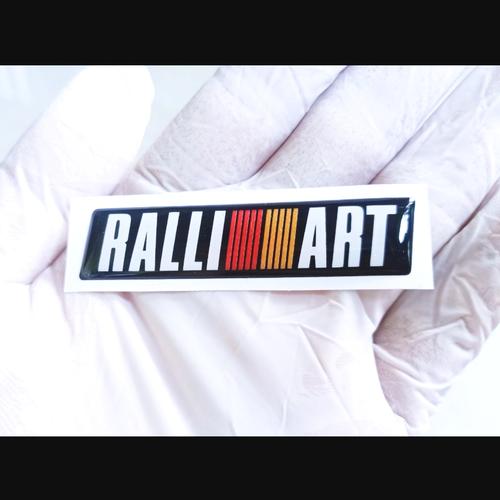 Jual Stiker Ralliart sticker emblem Motor timbul Ralli art emblem mobil ...