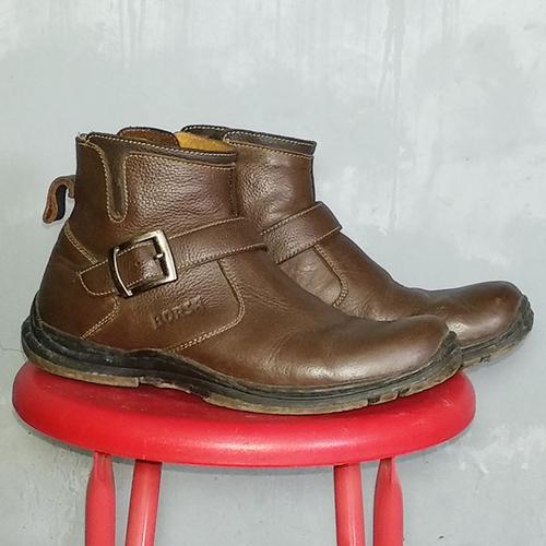 Jual Sepatu Boots Borsa Wildbull Great Cruiser Kulit Brown Size 40 ...