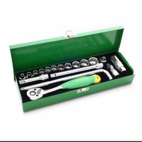Jual tekiro socket set 3/8 6 pt 18 pcs 6-22mm - Jakarta Barat - MT ...