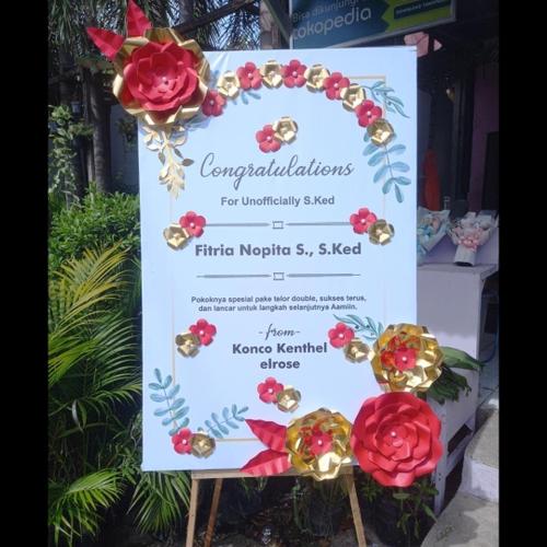 Jual Bunga papan kertas/paper flower board1 - Jakarta Timur - Bos ...