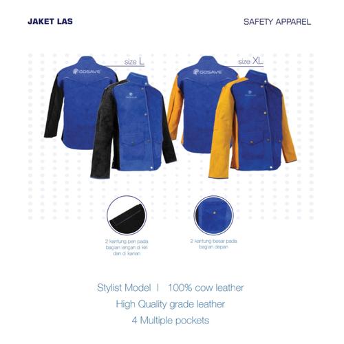Jual Jaket Las Kulit Welding / Baju Las Kulit Asli / Welding Jacket ...