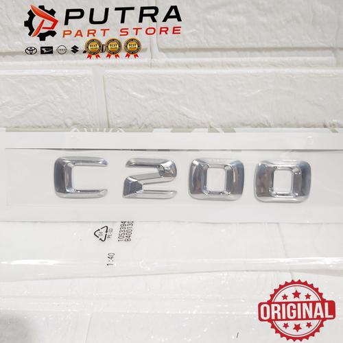 Jual Stiker Logo Emblem 3D Tulisan C200 Mercedes Benz Original Quality ...