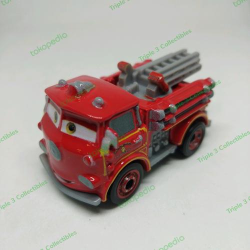 Jual Mattel Mini Racers Cars RED 12 2019 Series 1 Fire Engine Truck ...