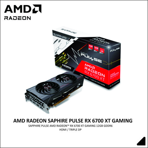 Jual AMD RADEON SAPHIRE PULSE RX 6700 XT GAMING 12GB GDDR6 - Kota ...
