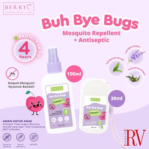 Promo BerryC Buh Bye Bugs Mosquito Repellent dengan Antibacterial Spray 30ML - 100ml - Jakarta ...