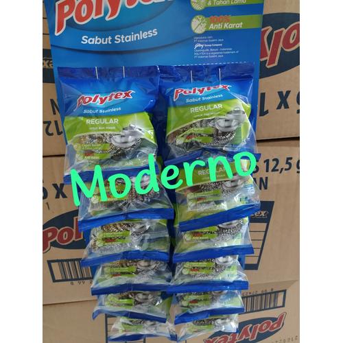 Jual Polytex sabut stainless cuci piring isi 12 pcs - Jakarta Barat ...