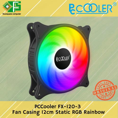 Jual FAN CASE PCCOOLER FX-120-3 Static Color LED 120mm / Fan Casing ...