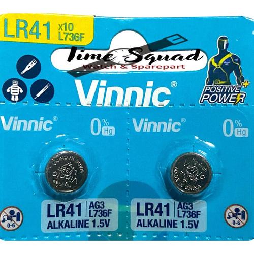 Jual BATERAI VINNIC LR41 / AG3 / L736F BATERAI LR41 ORIGINAL MURAH ...
