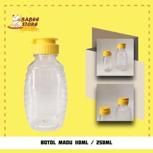 Jual BABEE - BOTOL MADU TJ 110ML 250ML TUTUP FLIPTOP IMPORT FOOD GRADE ...