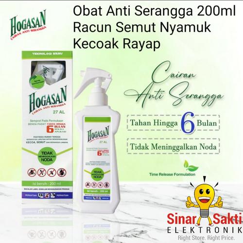 Jual Hogasan Obat Cairan Anti Serangga 200 ml Semut Nyamuk Kecoak ...