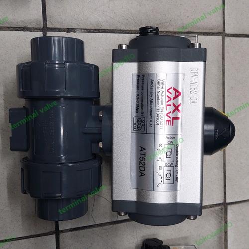 Jual ball valve pvc actuator pneumatic 1inch/ball valve otomatis 1 ...