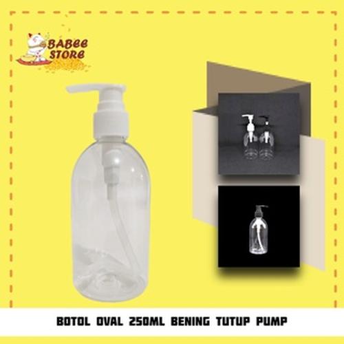 Jual BOTOL SABUN HAND WASH ISI ULANG / BOTOL PUMP 250ML OVAL BENING ...