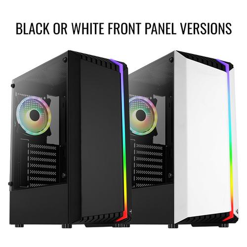 Promo Aerocool Bionic RGB MID TOWER CASE RGB Casing PC - Putih Cicil 0% ...