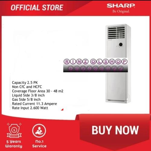 Promo AC 2.5PK SHARP GS-A24SCY FLOOR STANDING 2.5 PK SCA24SCY R410 ...