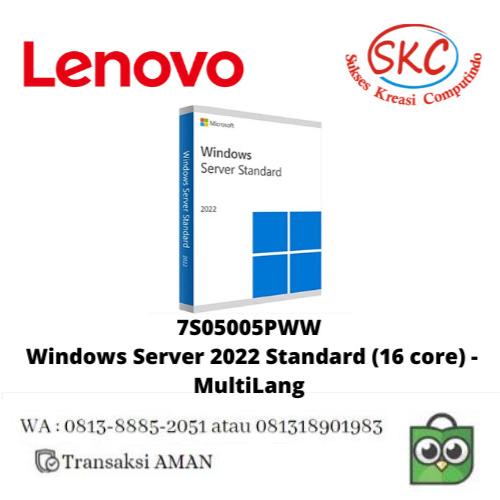 Jual 7S05005PWW Windows Server 2022 Standard (16 core) - MultiLang ...